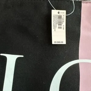 Victoria's Secret | Bags | Victorias Secret Love Tote Canvas Striped ...